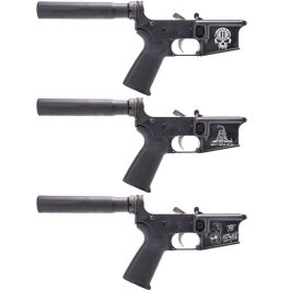 Anderson AM-15 Complete Pistol Lower - Open Trigger - Anodized Black