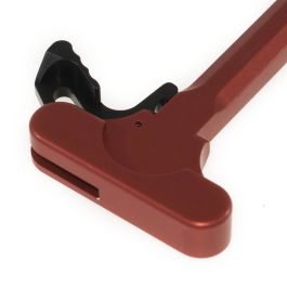 AR-15 Charging Handle - Red with Extended Latch