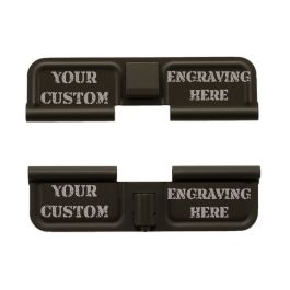 AR-15 Dust Cover - Custom Laser Engraved - Cerakote Olive Drab Green