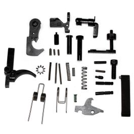 AR-15 Lower Component Parts Kit (Minus Pistol Grip) - Black