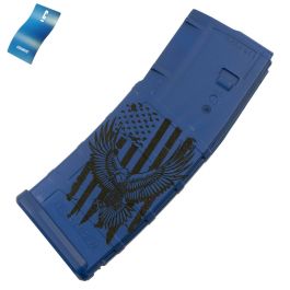 AR-15 PMAG MOE - American Eagle - Cerakote NRA Blue (30 Round)