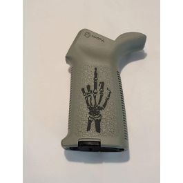 AR-15 Magpul MOE Grip - *Orph* - Cerakote Bull Shark Gray the Finger ...