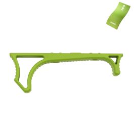 Lightweight Aluminum Hand Stop for M-LOK Slots - Zombie Green Cerakote