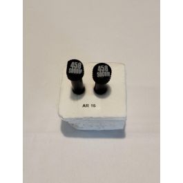 AR-15 Extended Takedown Pins -ORPH- Black 458 Socom -Blemished