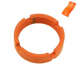 Steel Castle Nut - Cerakote Hunter Orange