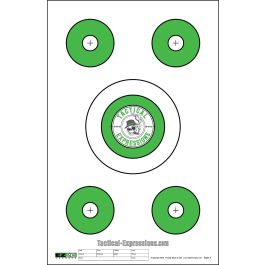 5 Target - Red Dot Optics Target