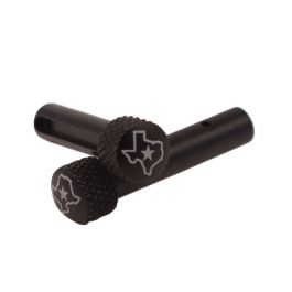AR-15 Extended Takedown Pins - Texas - Anodized Black (long Horn Series)