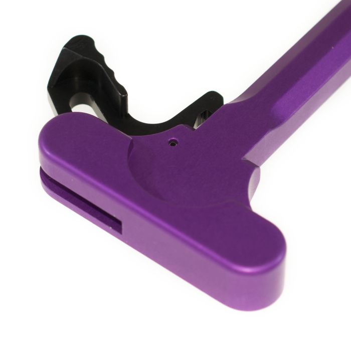 AR-15 Charging Handle - Purple with Extended Latch