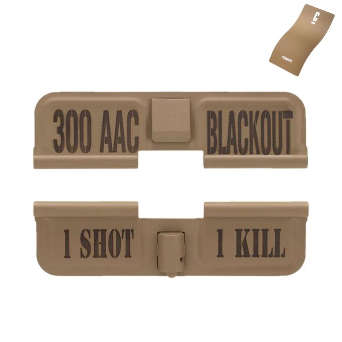 AR-15 Ejection Port Dust Cover - Cerakote Magpul FDE - 300 AAC Blackout ...