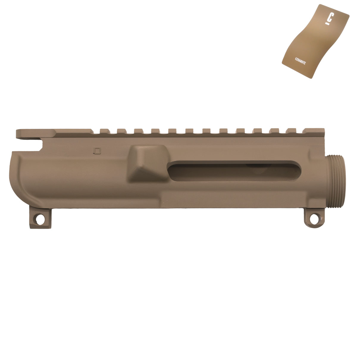 AR-15 Cerakote Sport Upper Receiver, No Forward Assist Or Dust Cover ...